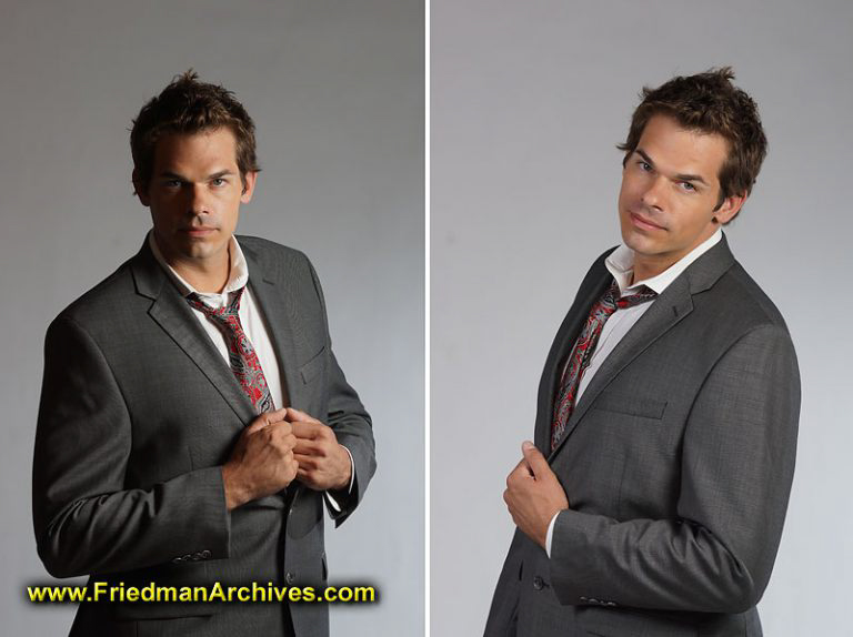 Actor – Two lighting styles – The Friedman Archives – Stock Photo ...