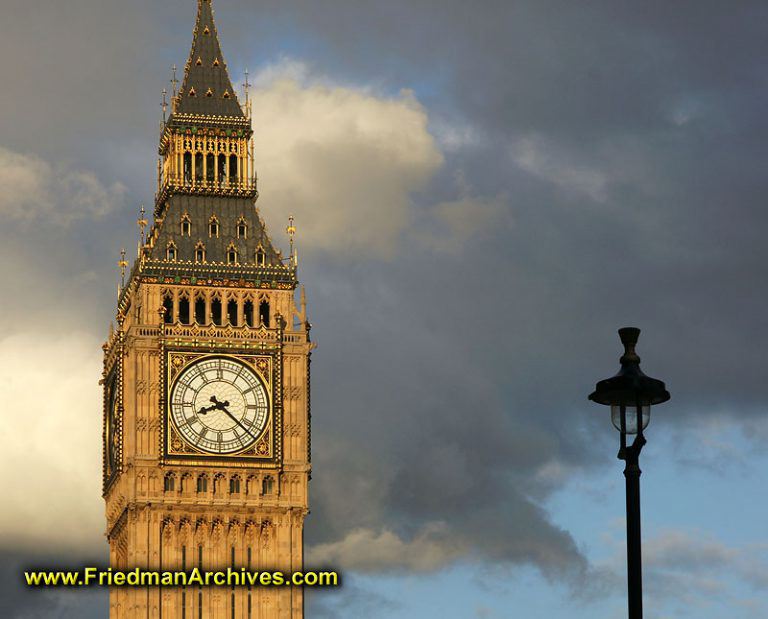 Big Ben Horizontal composition – The Friedman Archives – Stock Photo ...