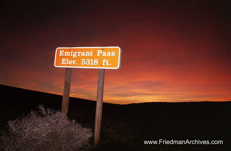 National Parks Emigrant Pass – The Friedman Archives – Stock Photo ...