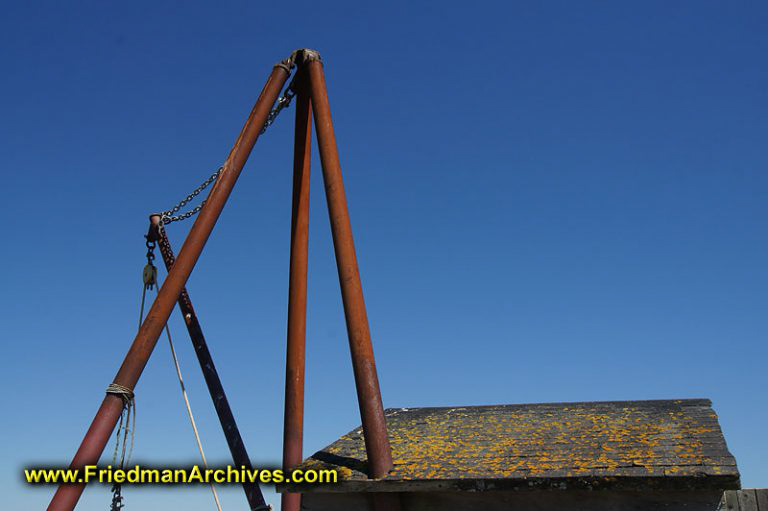 Rusty Metal and Yellow Moss Roof – The Friedman Archives – Stock Photo ...