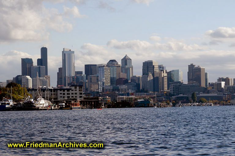 Seattle From the Water (Horizontal) – The Friedman Archives – Stock ...