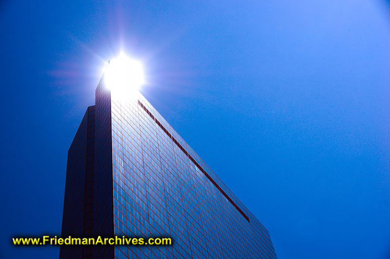 Sun Reflecting off of Hancock Building - The Friedman Archives - Stock ...