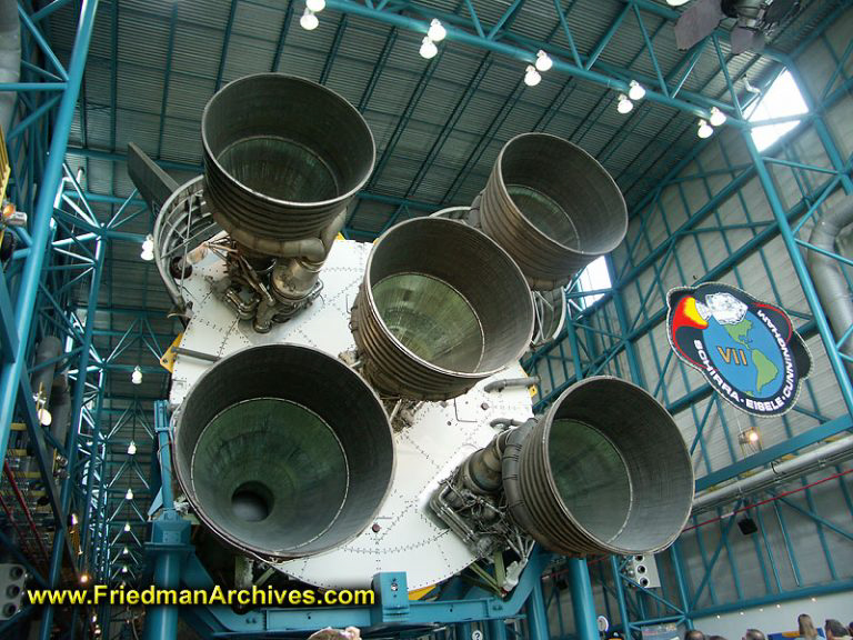 Saturn V Rocket Engines – The Friedman Archives – Stock Photo Images by ...
