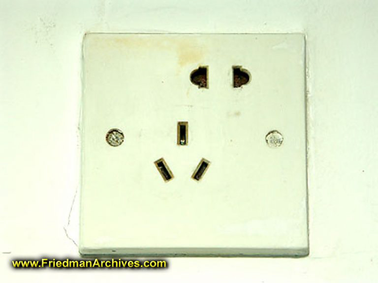Chinese electrical outlet – The Friedman Archives – Stock Photo Images ...