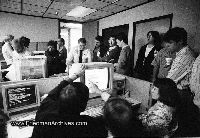 NASA Computing in the ’80’s – The Friedman Archives – Stock Photo ...